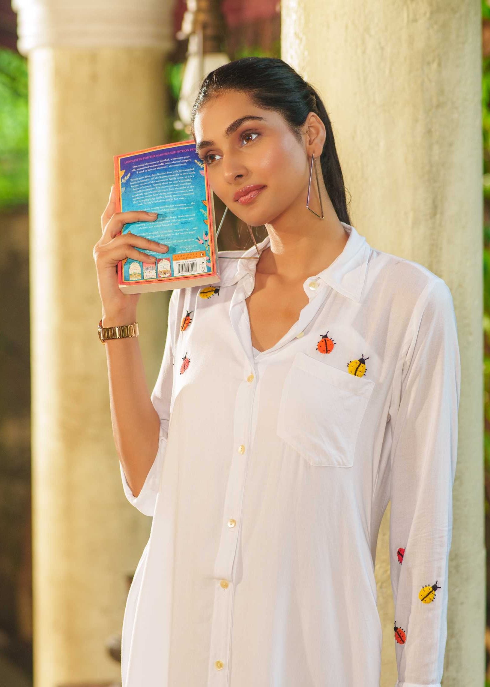 Bug Out: The Quirky Color Pop Shirt